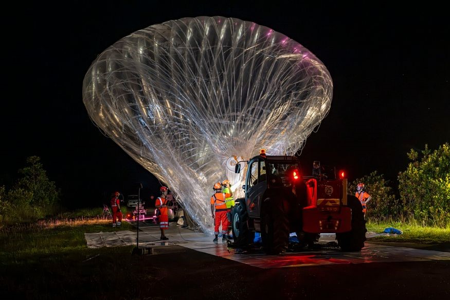 Essai en stratosphère réussi pour le ballon manœuvrant BalMan, depuis ...
