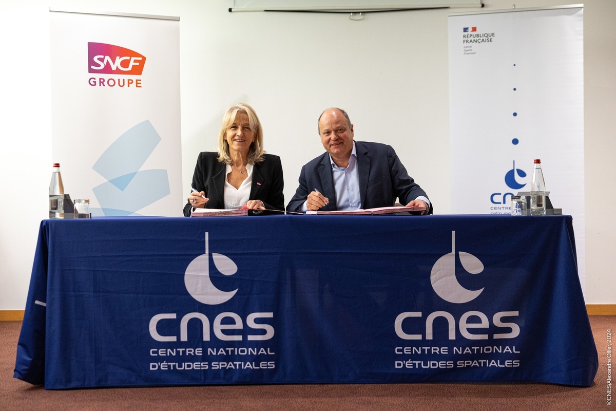 Signature d’un accord entre le CNES et la SNCF pour l’utilisation du ...